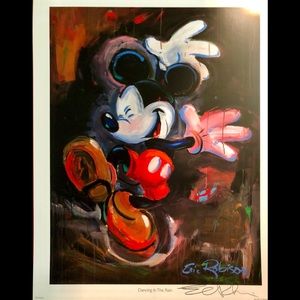 Disney | Art | Rare Wcoa Signed And Numbered Lithograph Disney Mickey ...